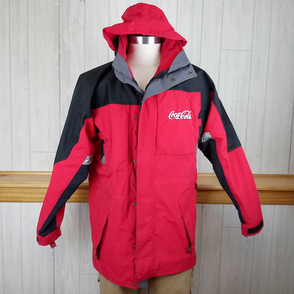 *Coca Cola Red Embroidered Fall / Spring Jacket - Gem